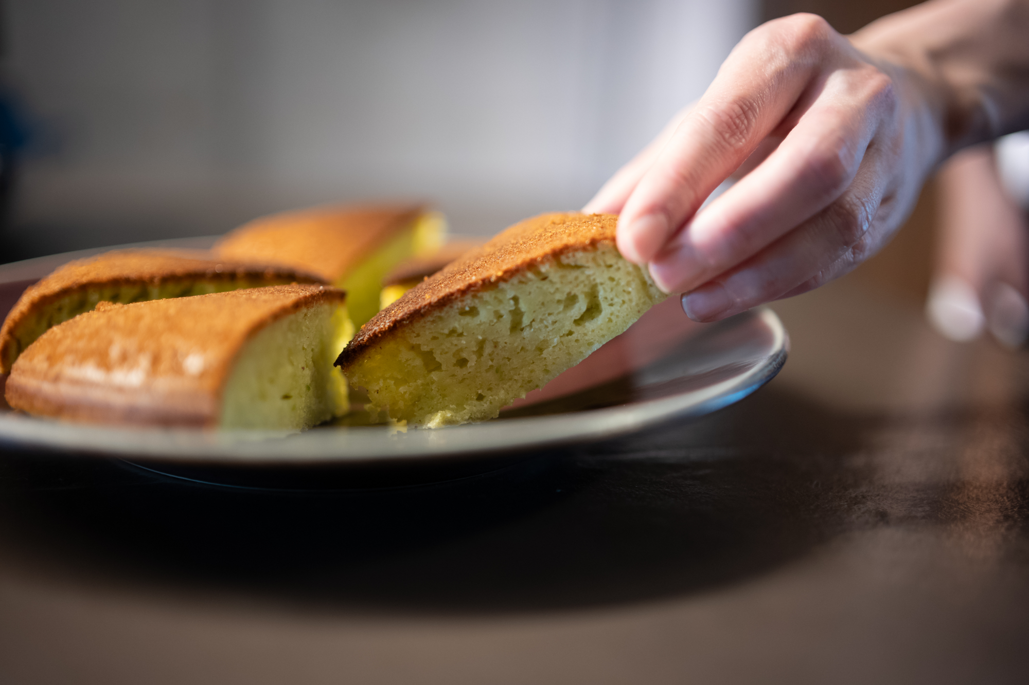 Edamame-flavored steamed bread – Anaori